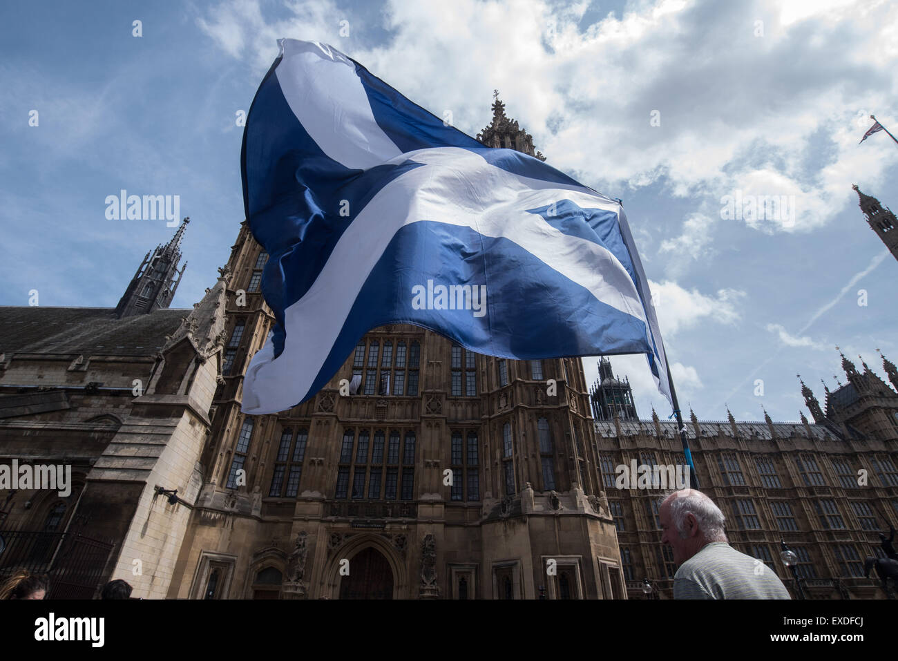 Newly elected SNP MPs pose for the media at the Houses of Parliament ...