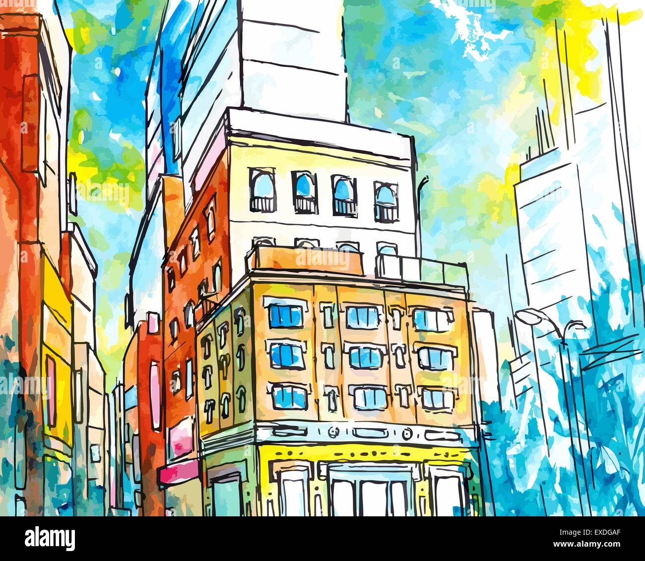 Han street Stock Vector Images - Alamy