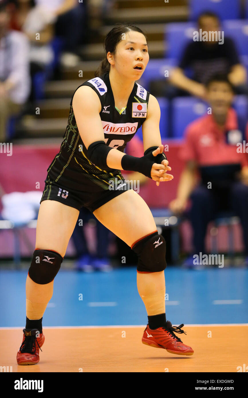 Saitama, Japan. 11th July, 2015. Mio Sato (JPN) Volleyball : FIVB ...
