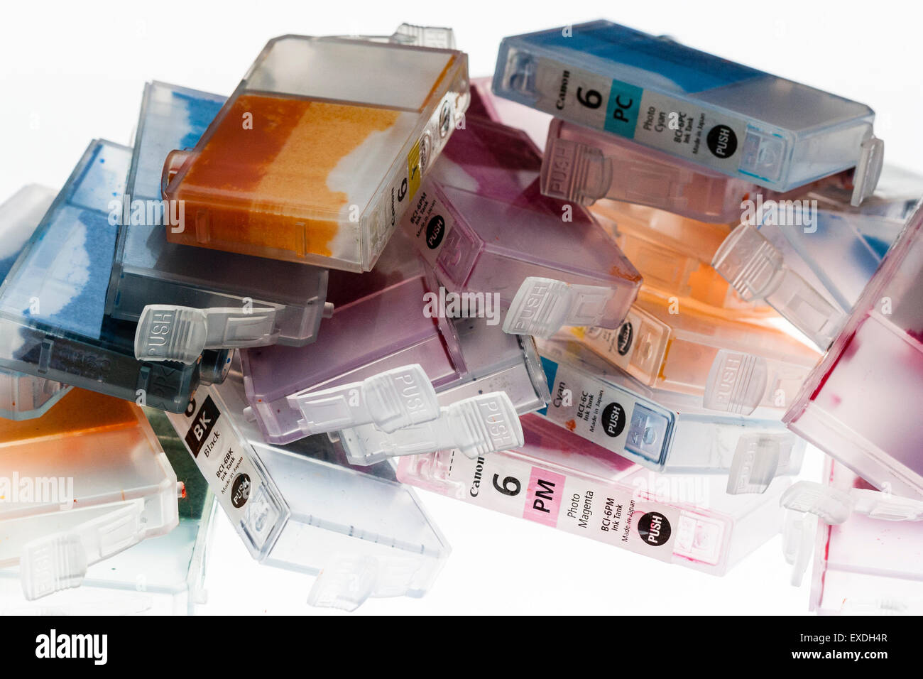 Cartridges printing pile hi-res stock photography and images - Alamy