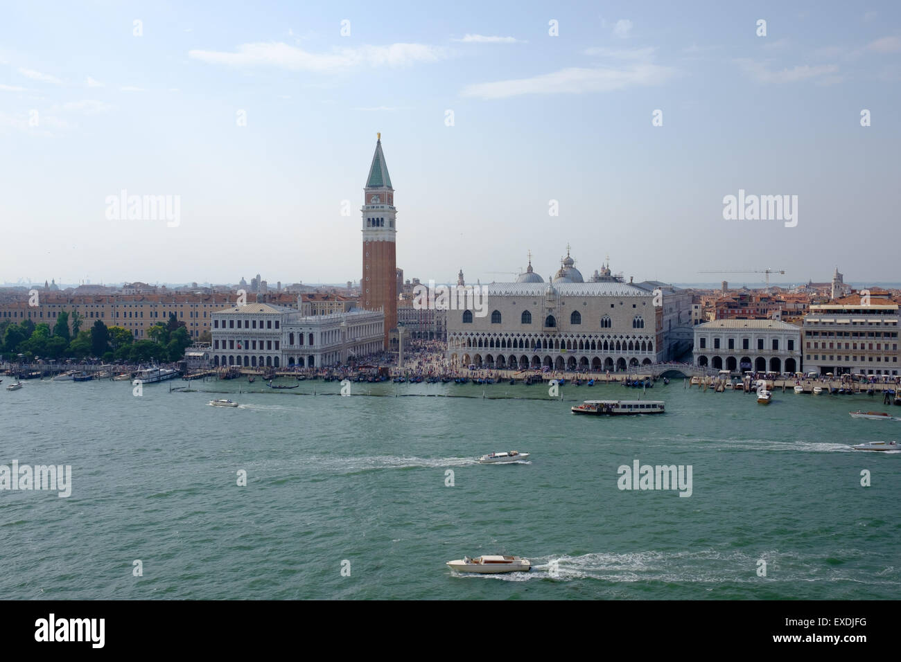 Venice Waterfront taken from a Cruise Ship Stock Photo - Alamy
