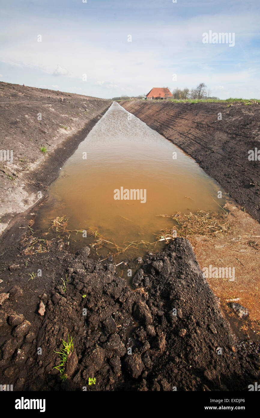 construction of a canal Stock Photo - Alamy