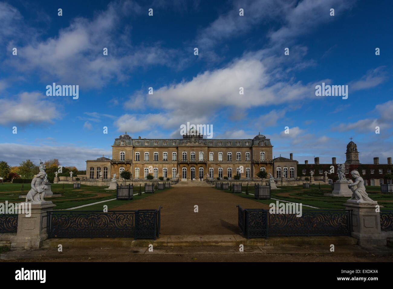 Wrest Park Mansion House, near Silsoe, Bedfordshire, England Stock ...