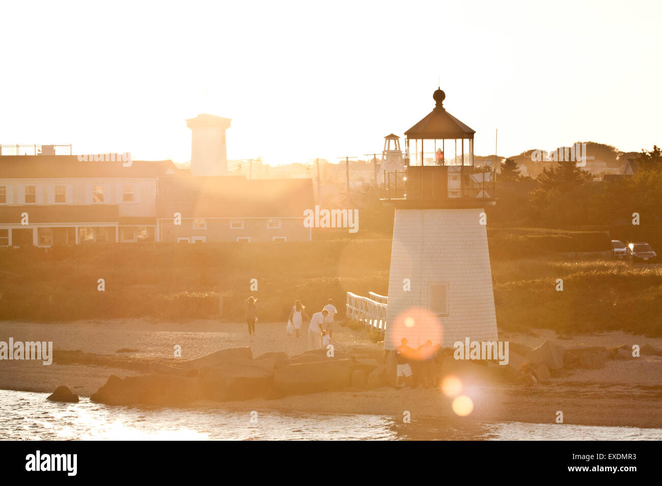 Brant Point Lighthouse, Nantucket, MA Stock Photo - Alamy
