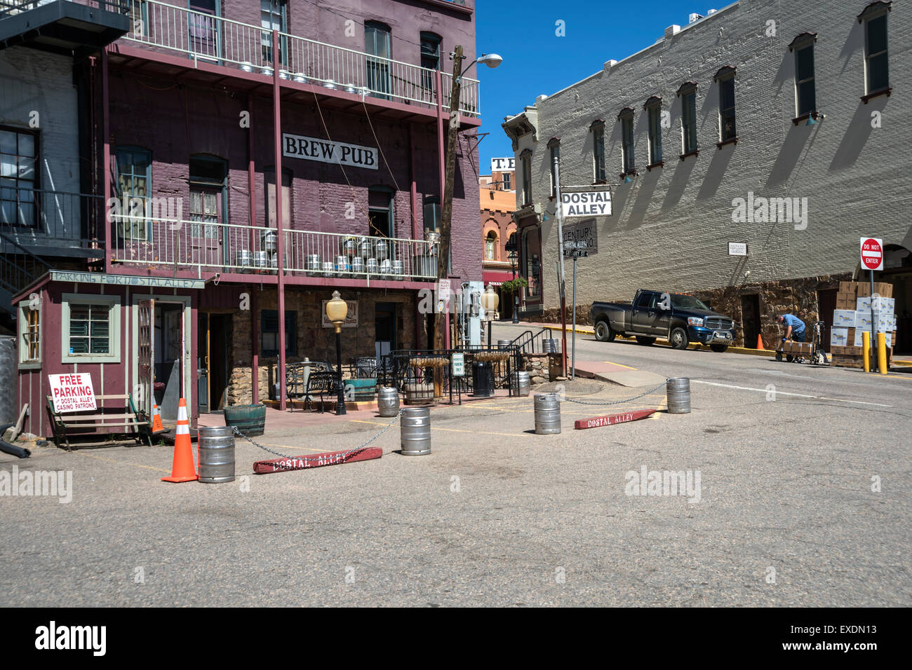 Brew pub in Dostal Alley ,Central City , Colorado, USA, North America ...