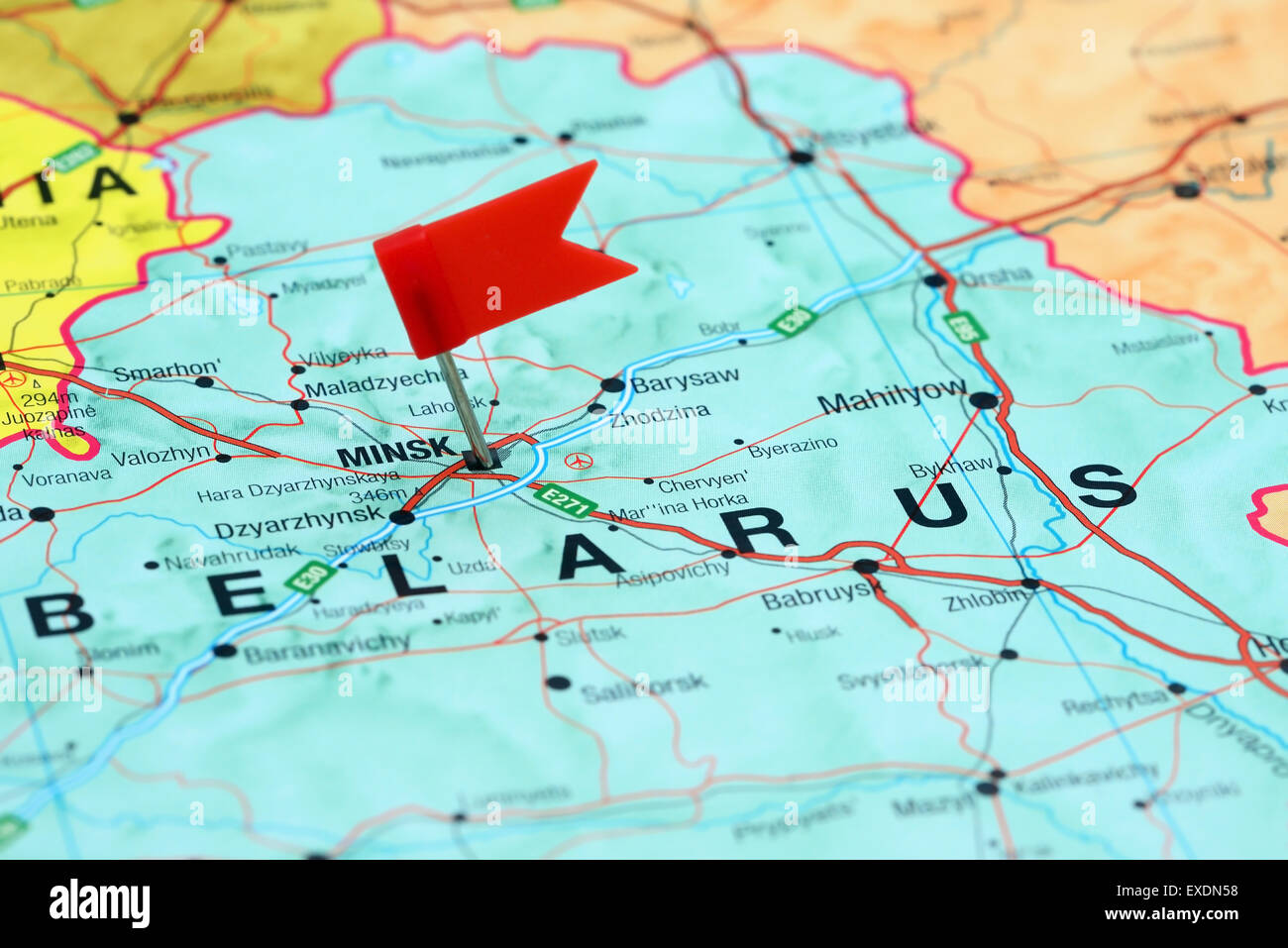 Minsk belarus europe map hi-res stock photography and images - Alamy