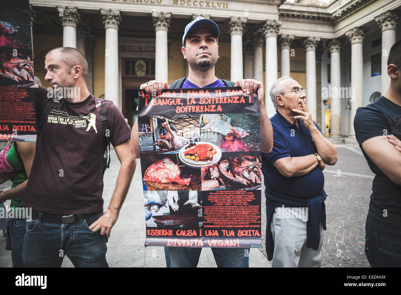 MILAN, ITALY - SEPTEMBER 26: 269 Life manifestation on September 26 ...