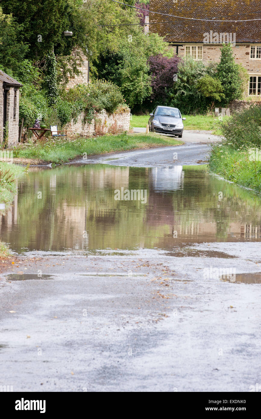 Whiston, Northamptonshire.12th July 2015. UK Weather: Heavy rain ...