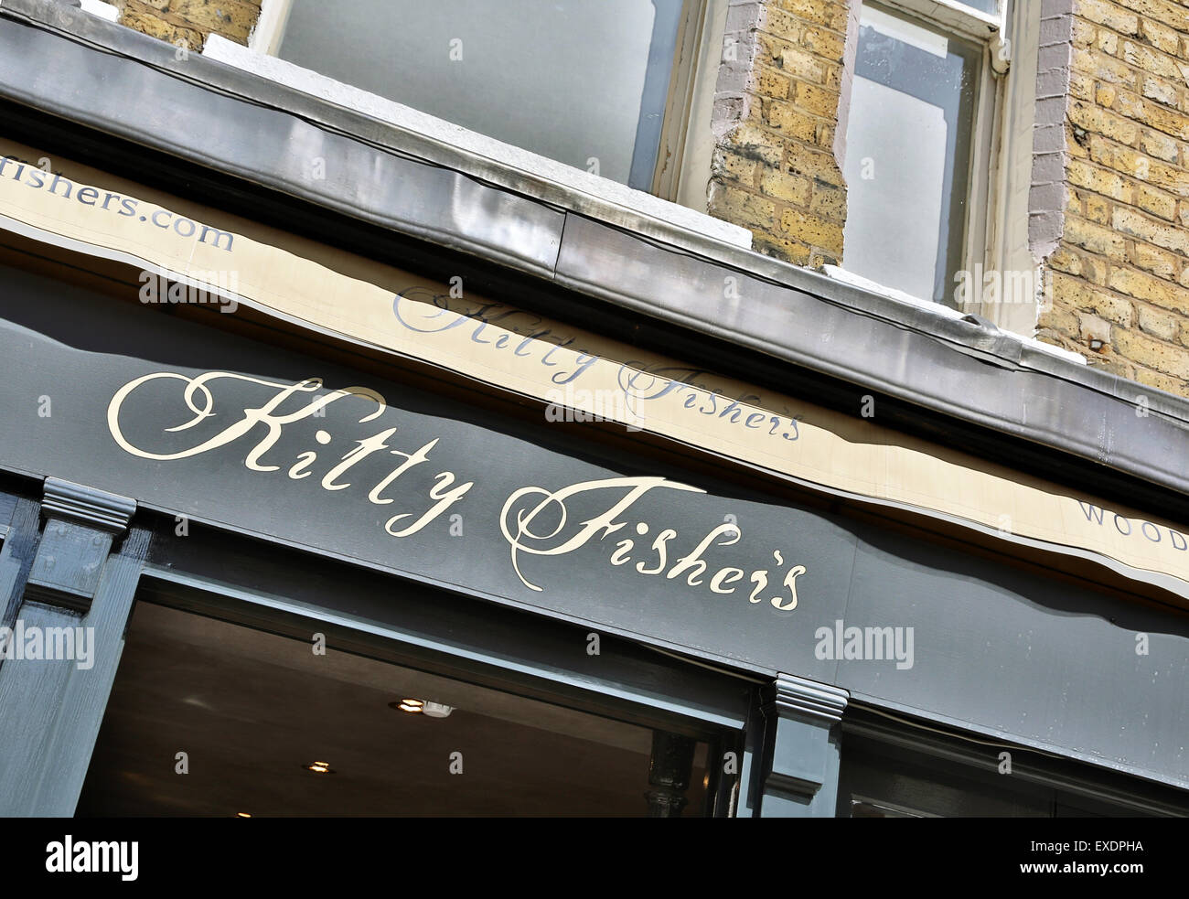 Kitty Fisher's restaurant, Shepherd Market, Mayfair, London Stock Photo ...