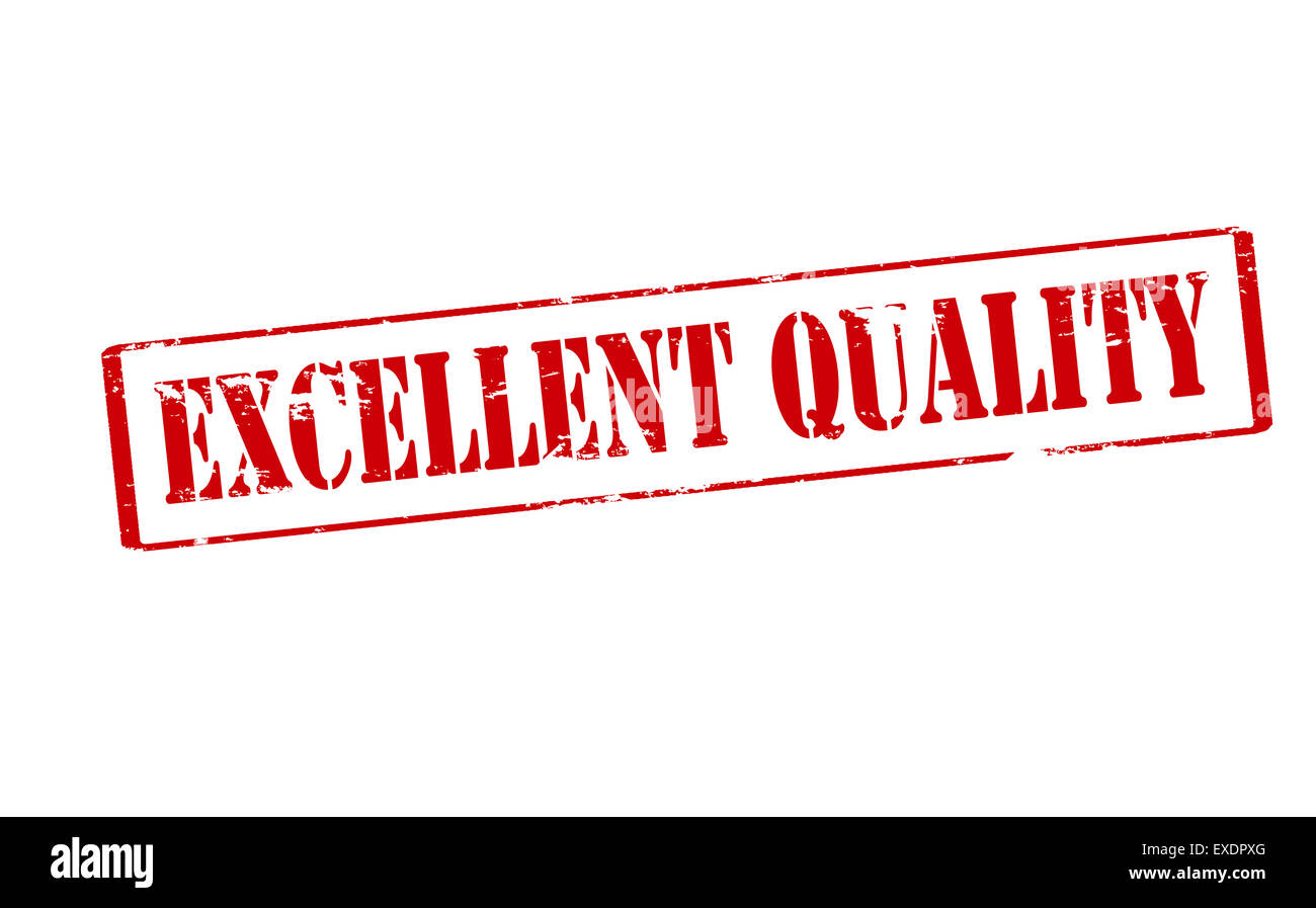 Rubber stamp with text excellent quality inside, illustration Stock ...