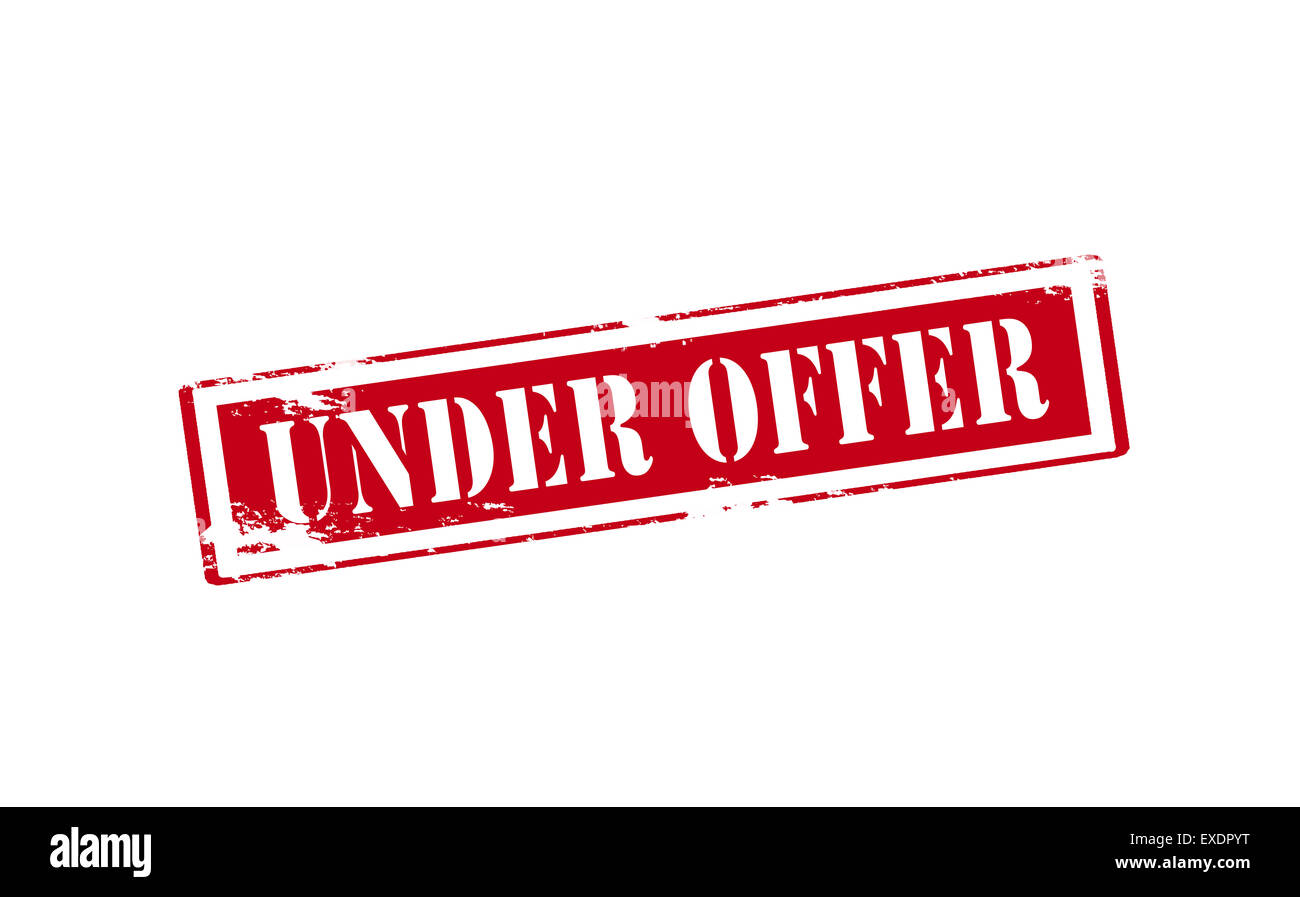 Rubber stamp with text under offer inside, illustration Stock Photo - Alamy
