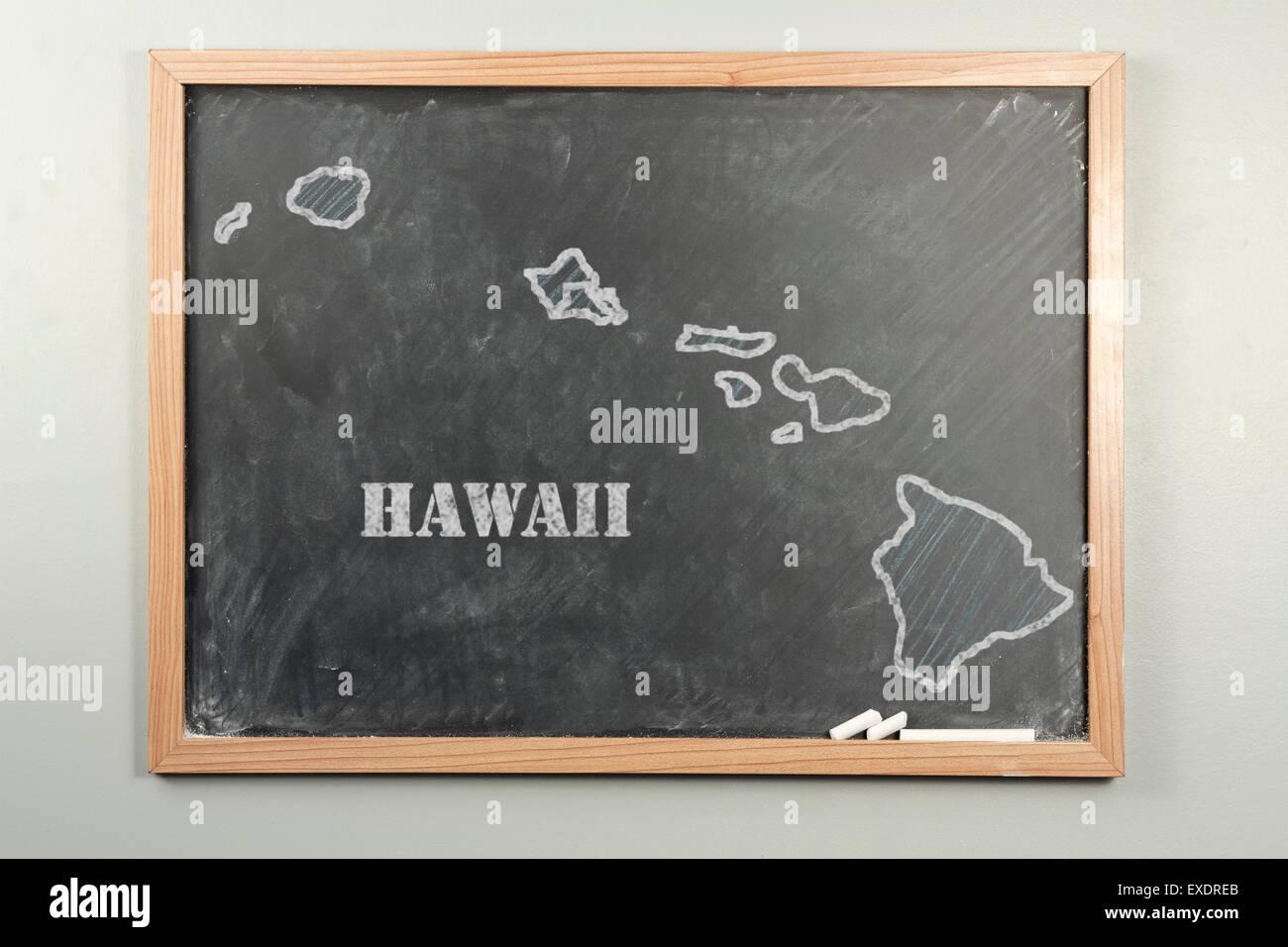 Us state hawaii map hi-res stock photography and images - Alamy