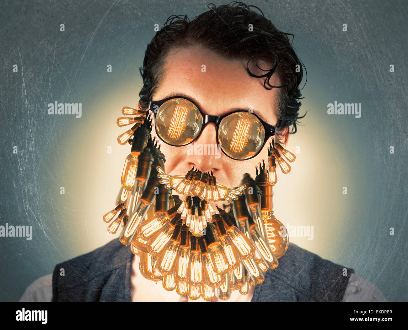 Man lightbulb socket hi-res stock photography and images - Alamy