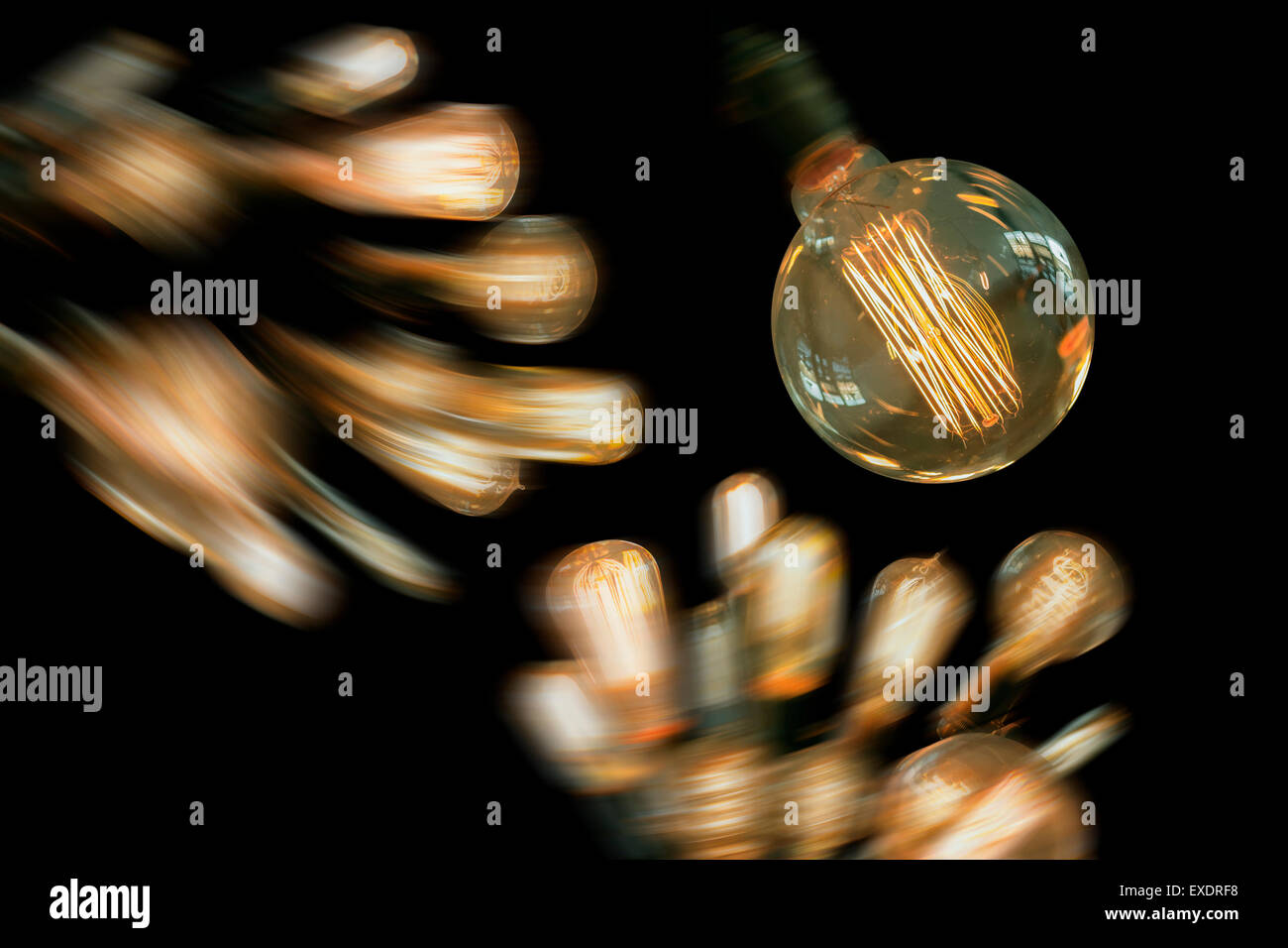 Edison lightbulbs hi-res stock photography and images - Alamy