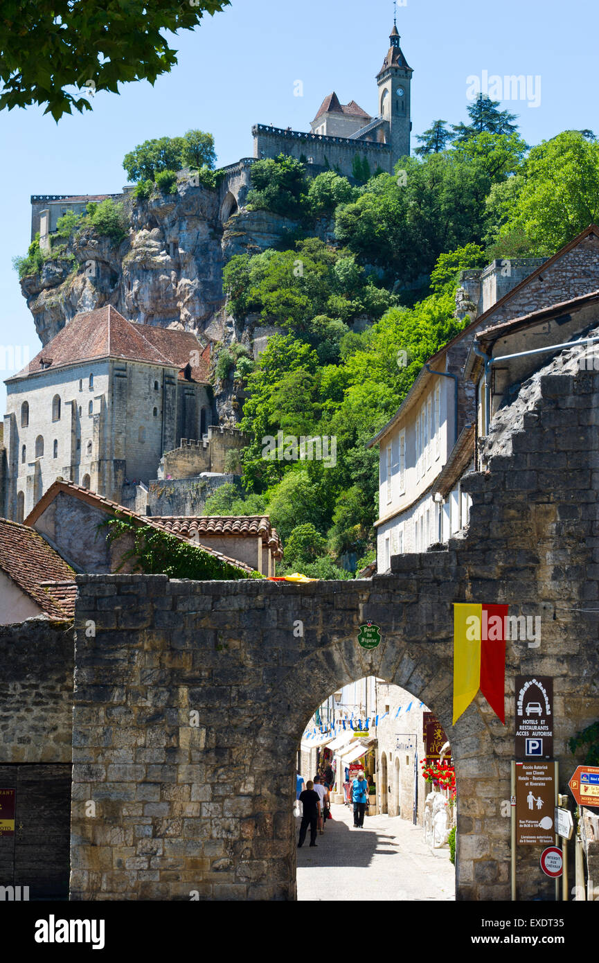Medieval city, Rocamadour, Midi-Pyrenees, France Stock Photo - Alamy