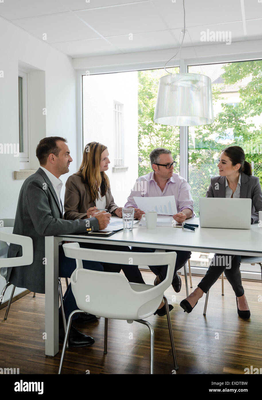 business meeting in a cozy environment Stock Photo - Alamy
