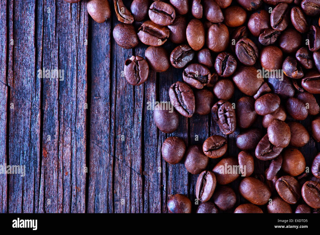 coffee background, copffee on the wooden table Stock Photo - Alamy