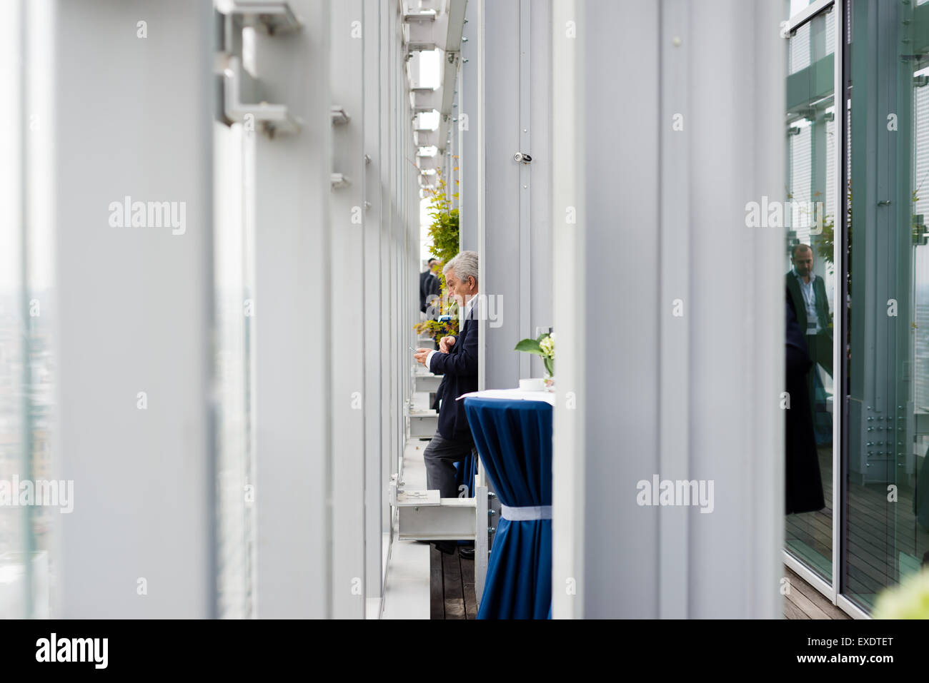 MILAN, ITALY - SEPTEMBER 27: Garibaldi Towers interior on September 27 ...