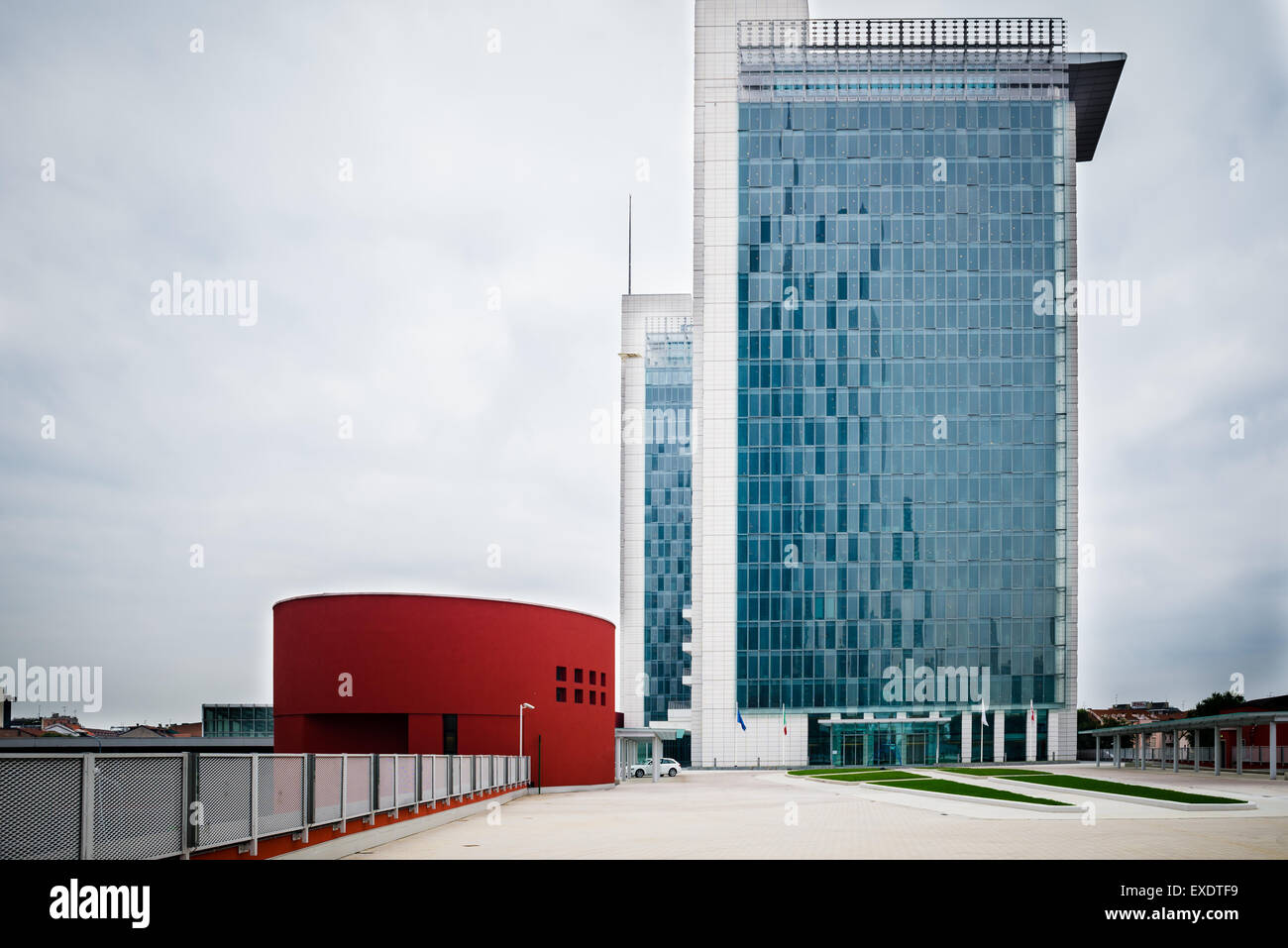 MILAN, ITALY - SEPTEMBER 27: Garibaldi Towers exterior on September 27 ...