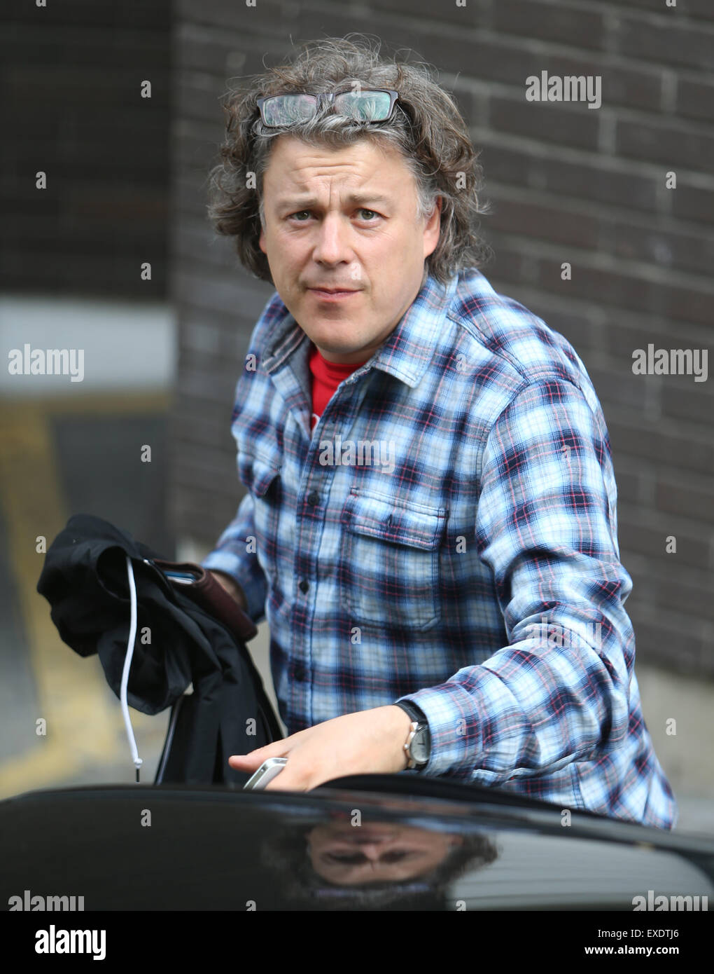 Alan Davies outside ITV Studio today Featuring: Alan Davies Where ...