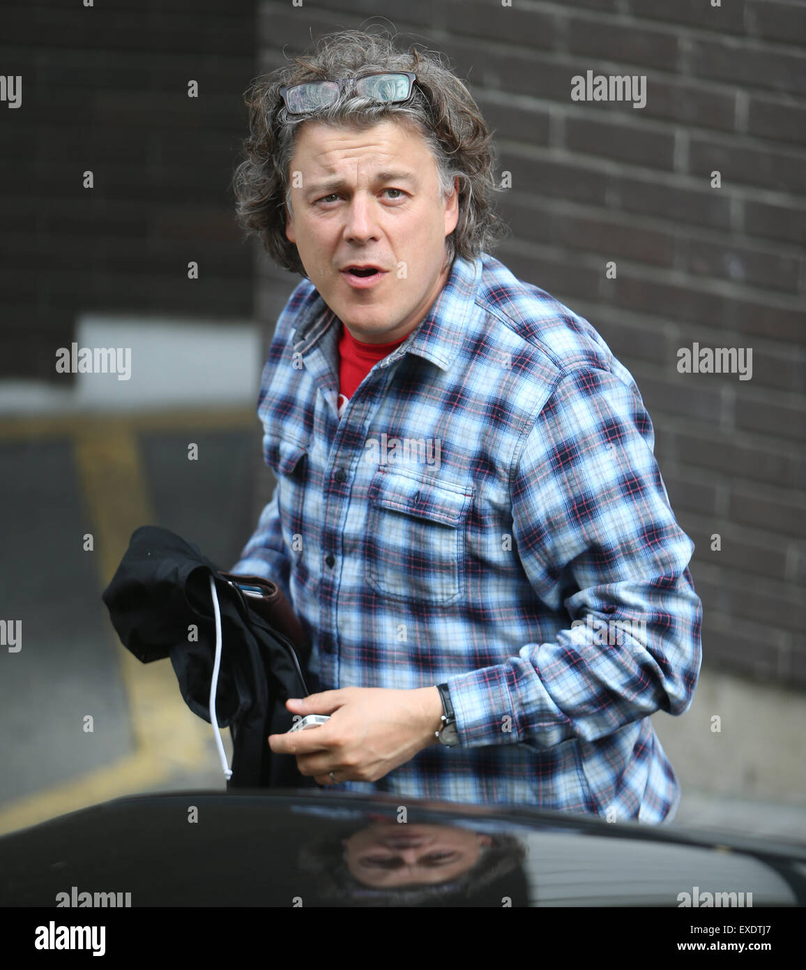 Alan Davies outside ITV Studio today Featuring: Alan Davies Where ...