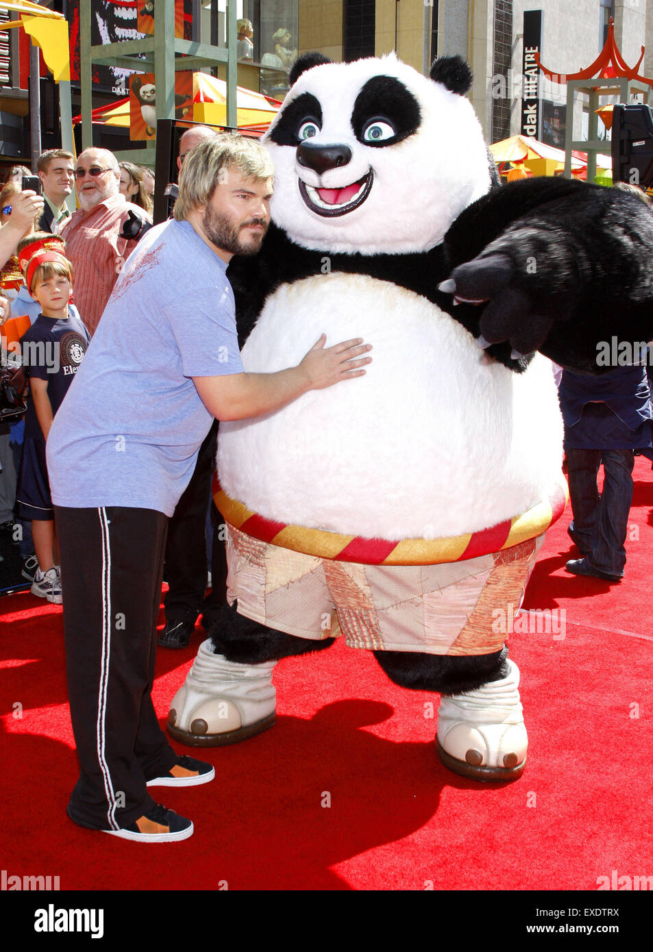 Jack Black attends the Los Angeles Premiere of "Kung Fu Panda" held at ...
