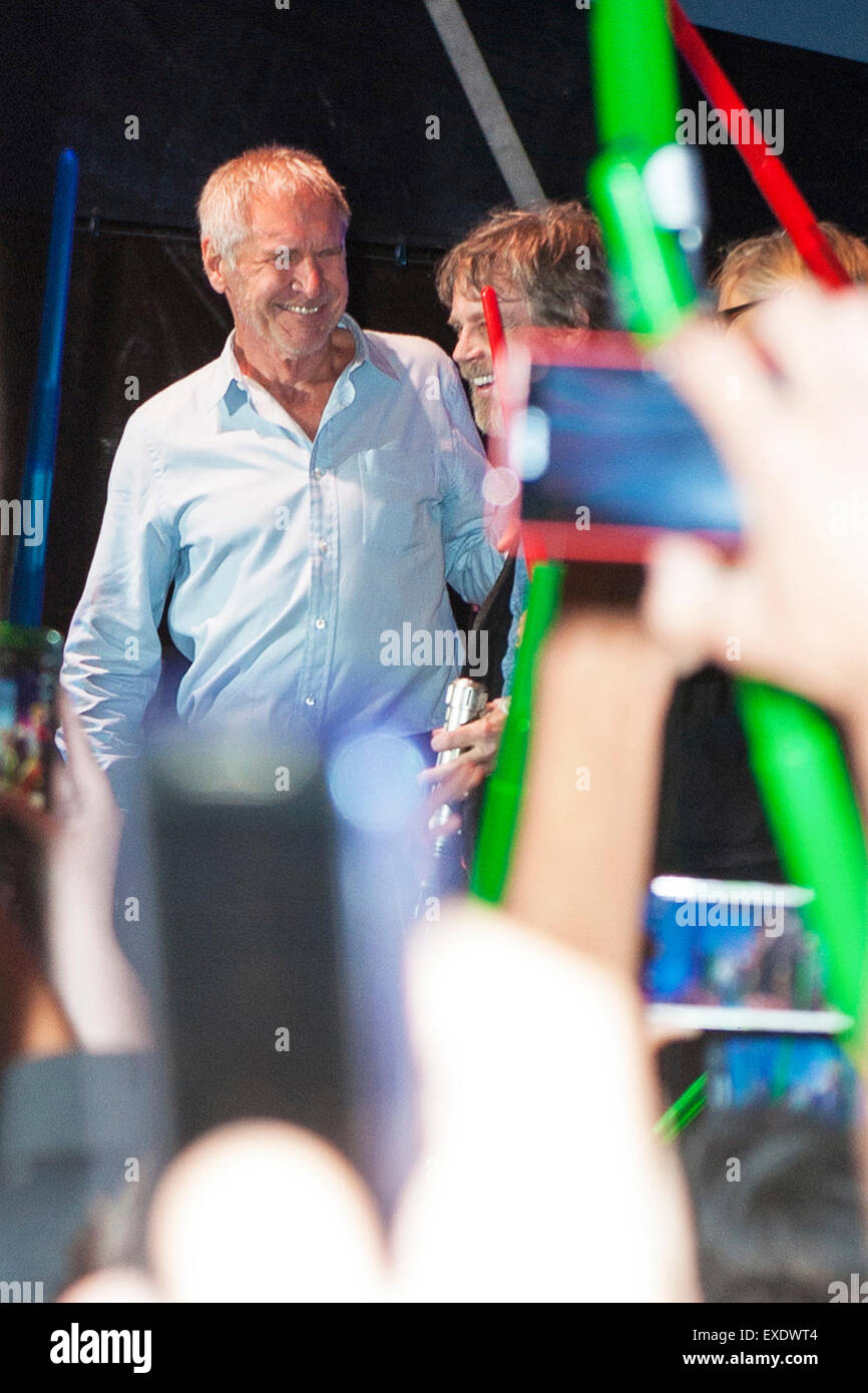 Harrison Ford und Mark Hamill during 'Star Wars' Event at the San Diego ...