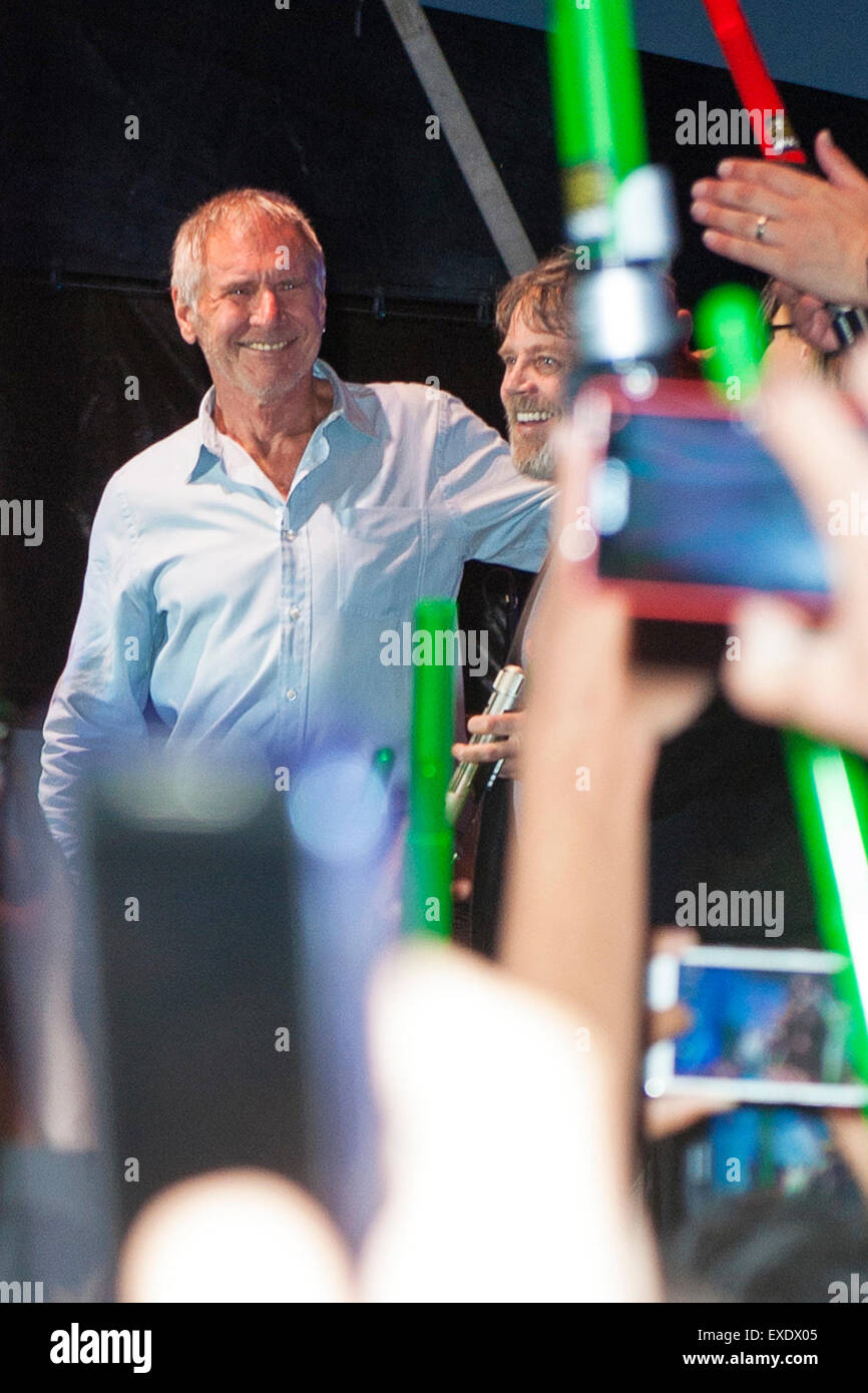 Harrison Ford und Mark Hamill during 'Star Wars' Event at the San Diego ...