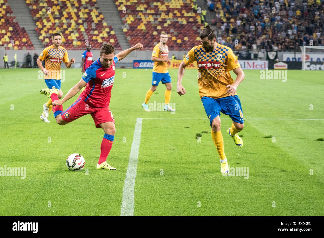 National Arena, Bucharest, Romania ROU. 11th July, 2015. Adrian Popa ...