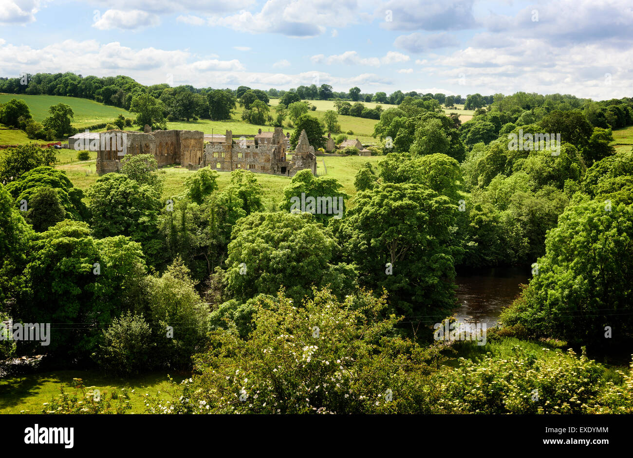 Egglestone castle hi-res stock photography and images - Alamy