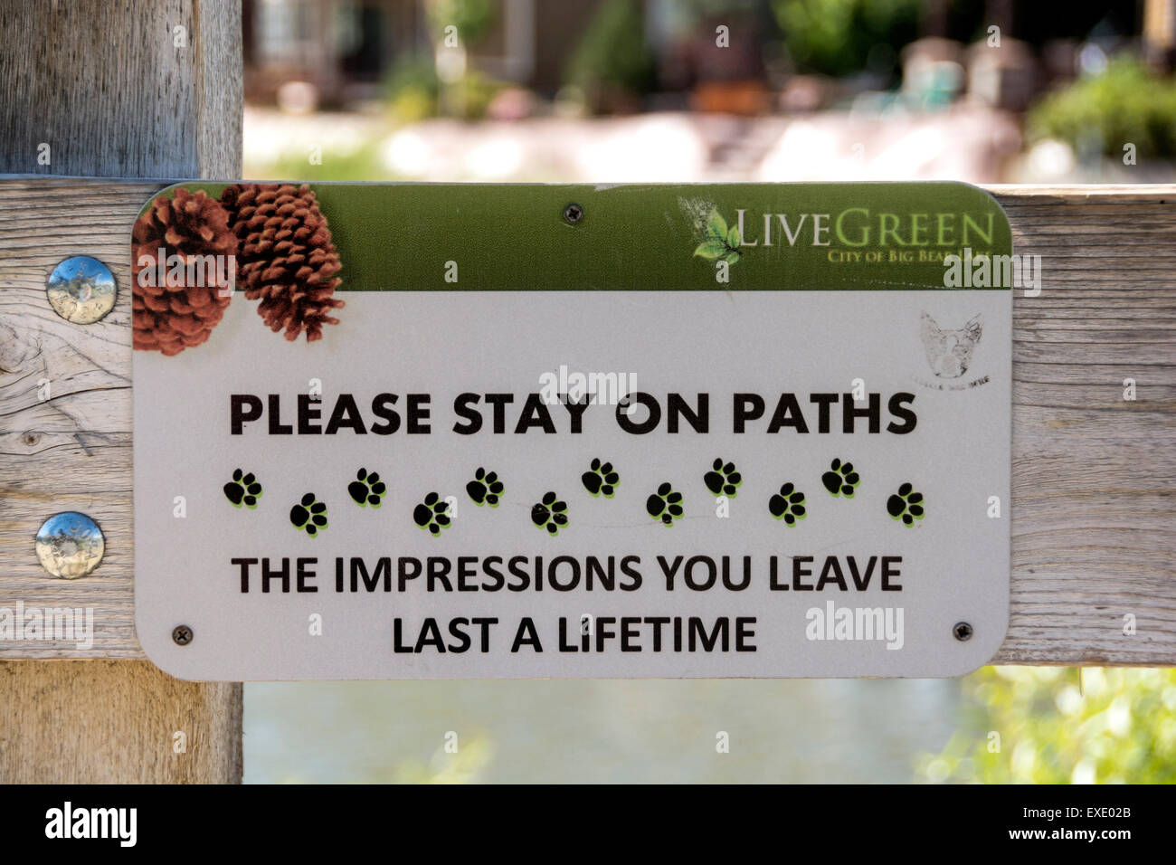 Stay on paths hi-res stock photography and images - Alamy
