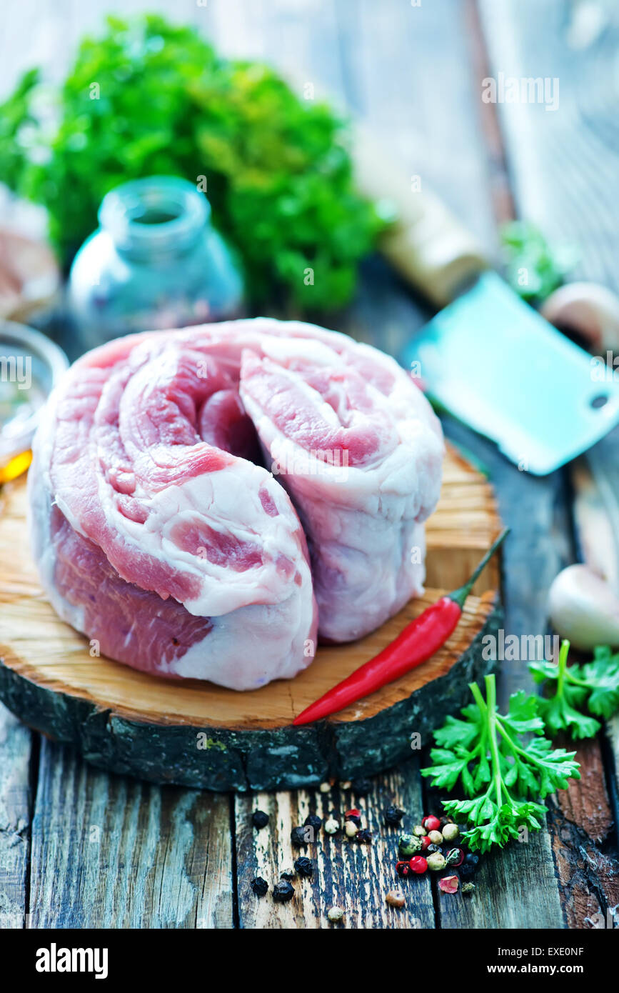 Beef roulade raw meat recipe hi-res stock photography and images - Alamy