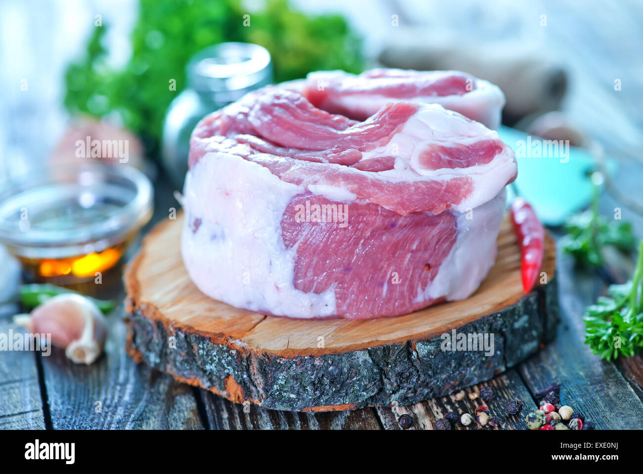 Beef roulade raw meat recipe hi-res stock photography and images - Alamy