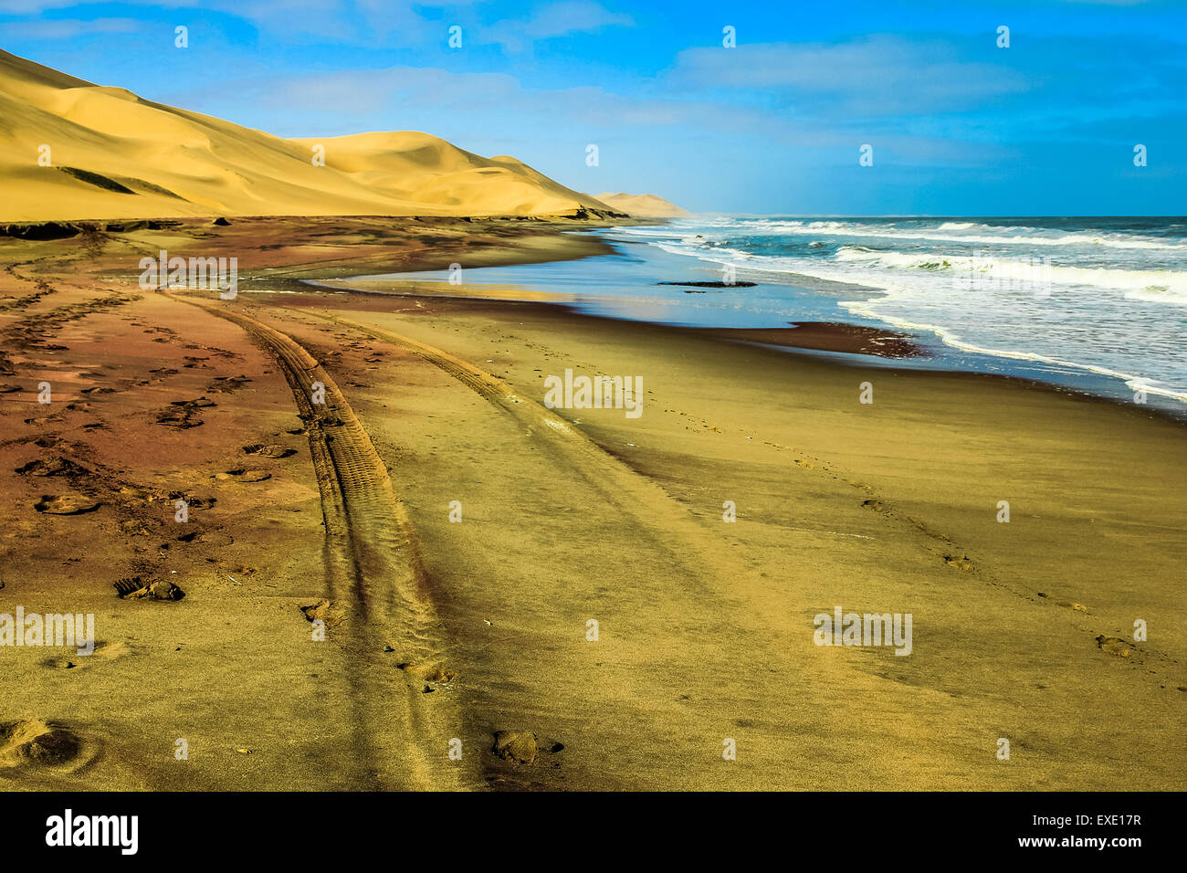 Sandwich harbour namibia beach hi-res stock photography and images - Alamy