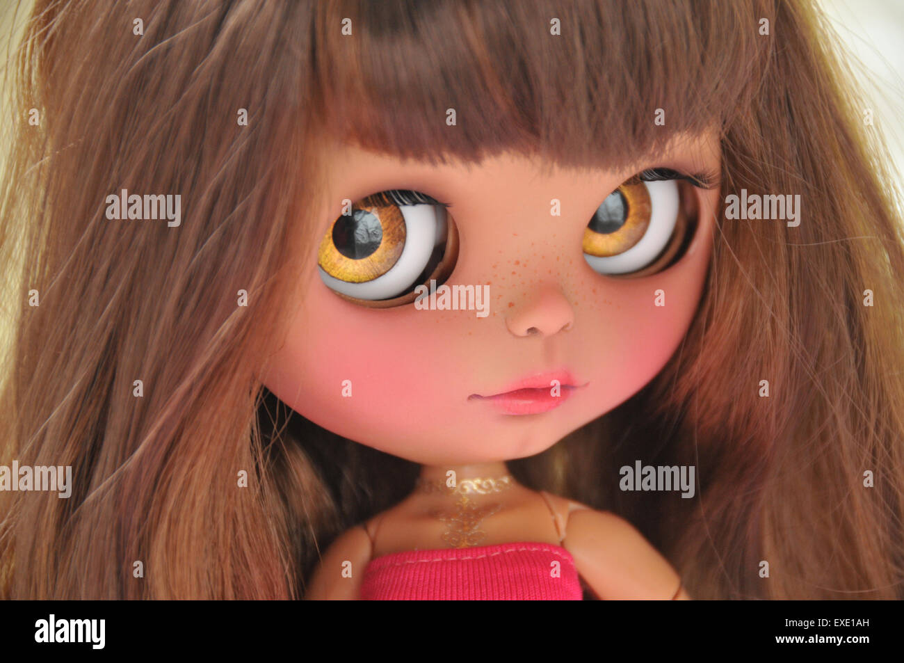 Beautiful art doll Stock Photo - Alamy