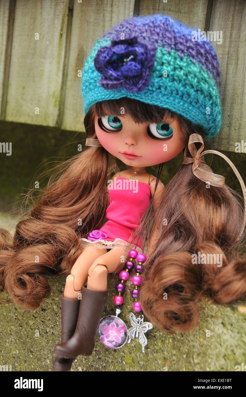 Beautiful art doll Stock Photo - Alamy