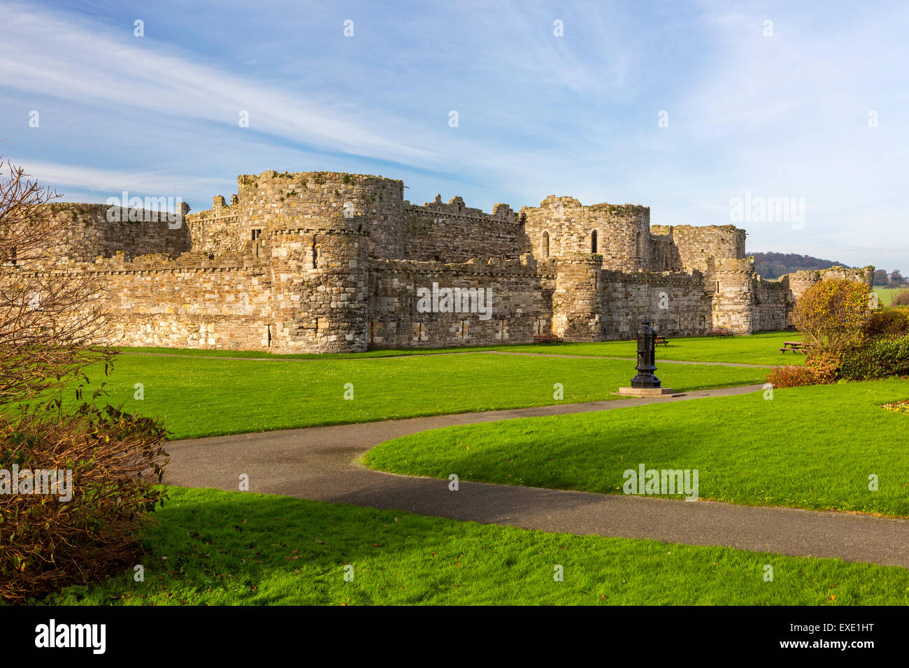 Beaumaris Castle, Anglesey, Wales, United Kingdom, Europe Stock Photo ...