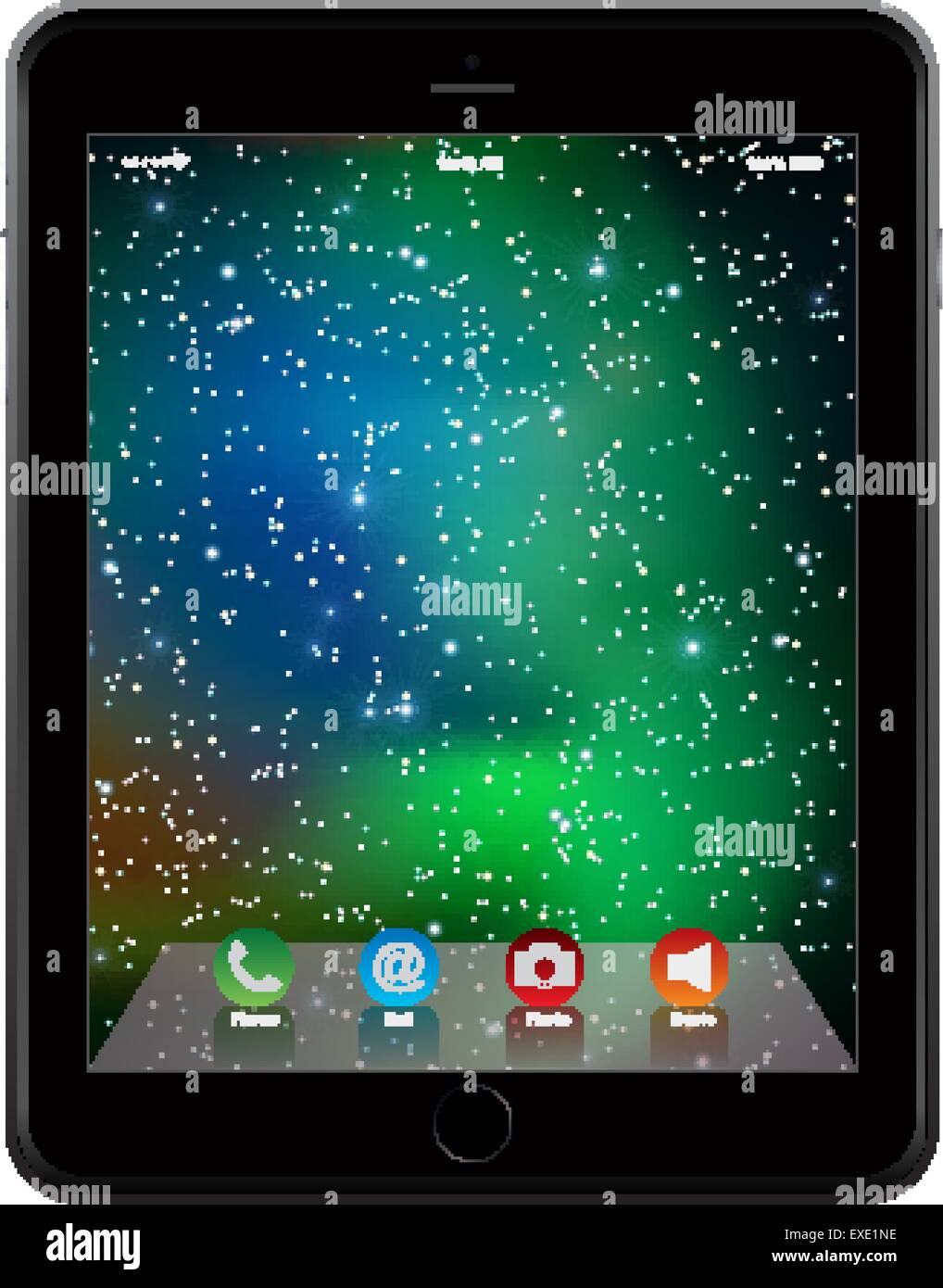 photo realistic Tablet Similar To iPad style isolated on white ...