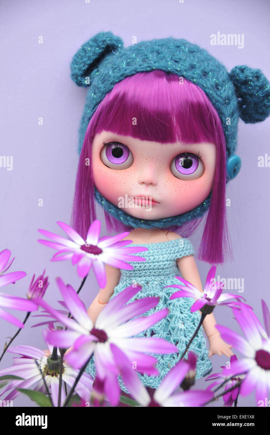 Beautiful art doll Stock Photo - Alamy