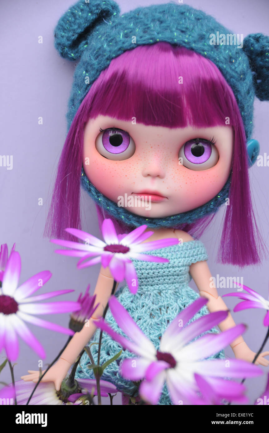 Beautiful art doll Stock Photo - Alamy