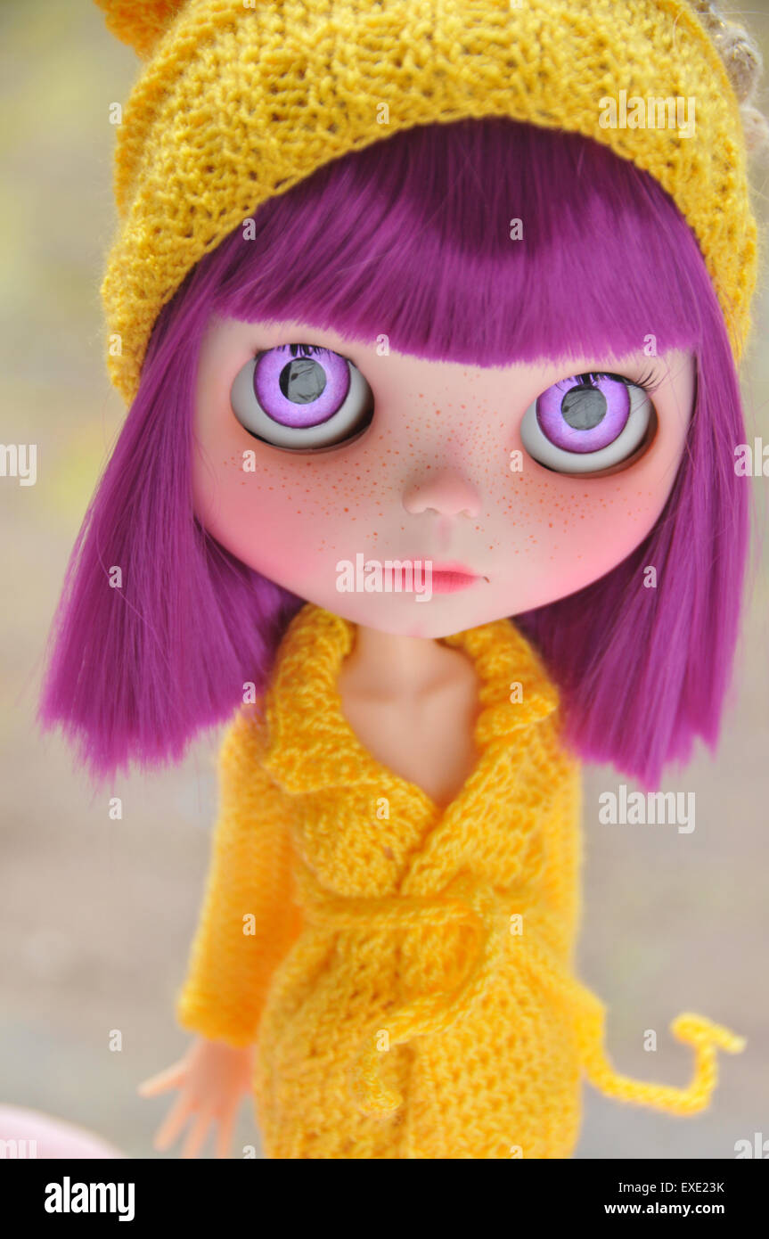 Beautiful art doll Stock Photo - Alamy