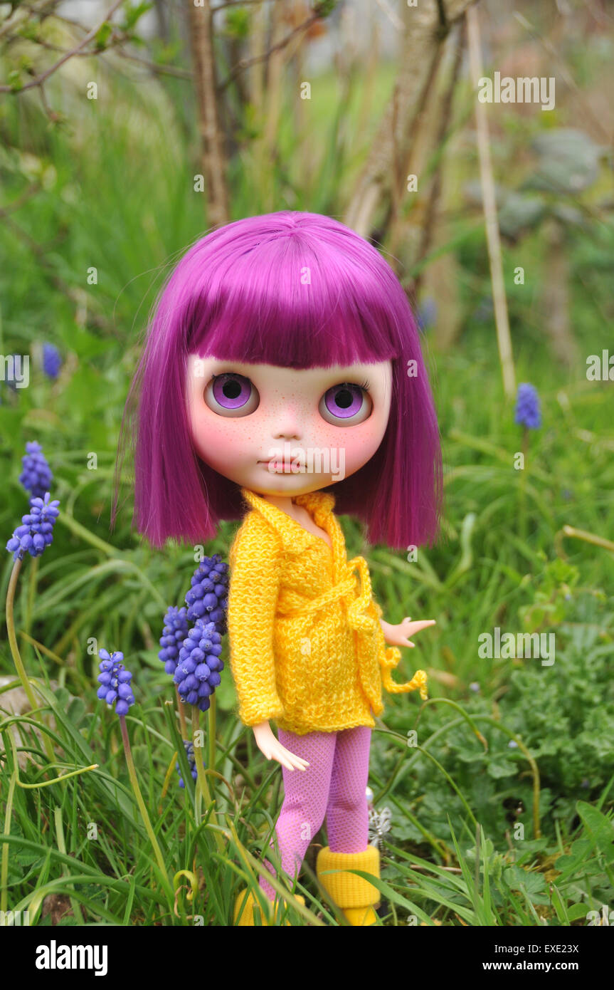 Beautiful art doll Stock Photo - Alamy