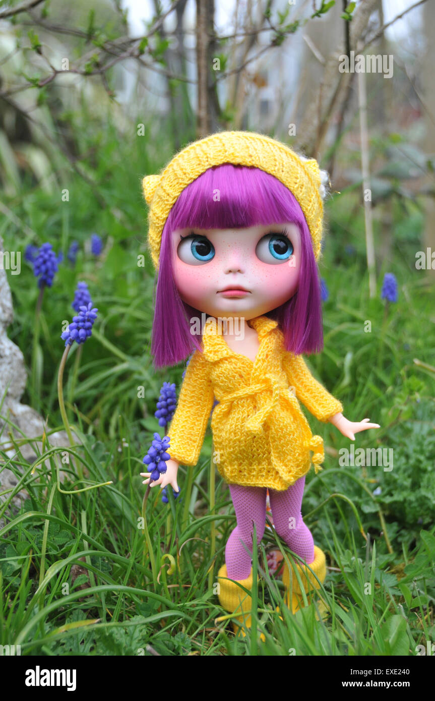 Beautiful art doll Stock Photo - Alamy