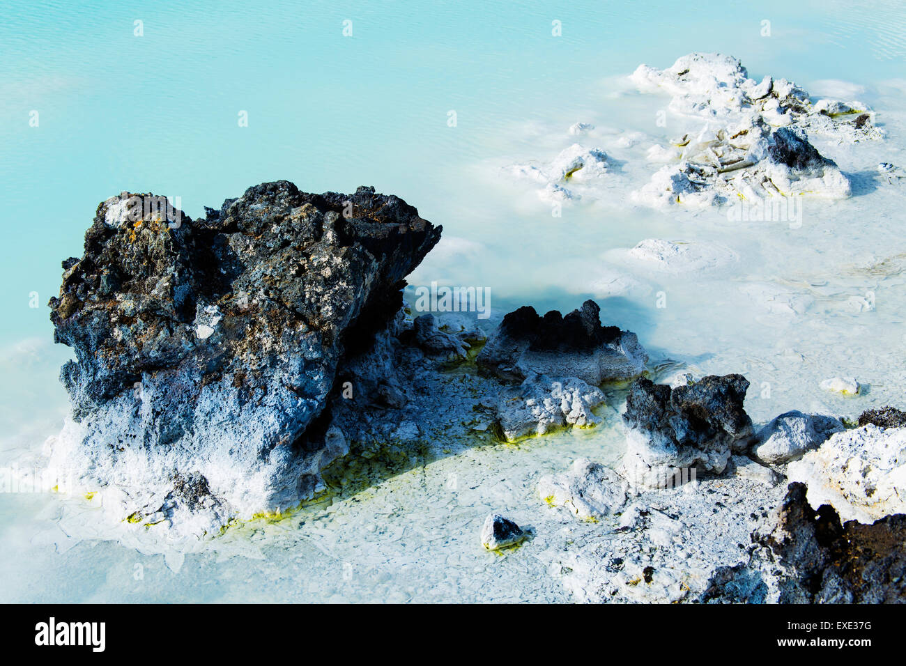 Hot spring water blue lagoon hi-res stock photography and images - Alamy