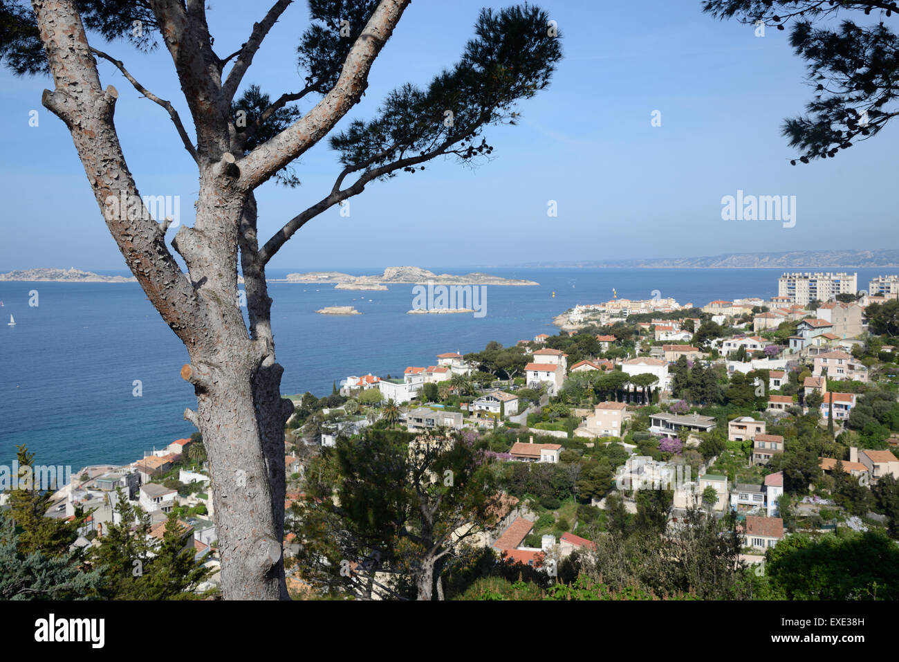 Mediterranean panorama hi-res stock photography and images - Alamy