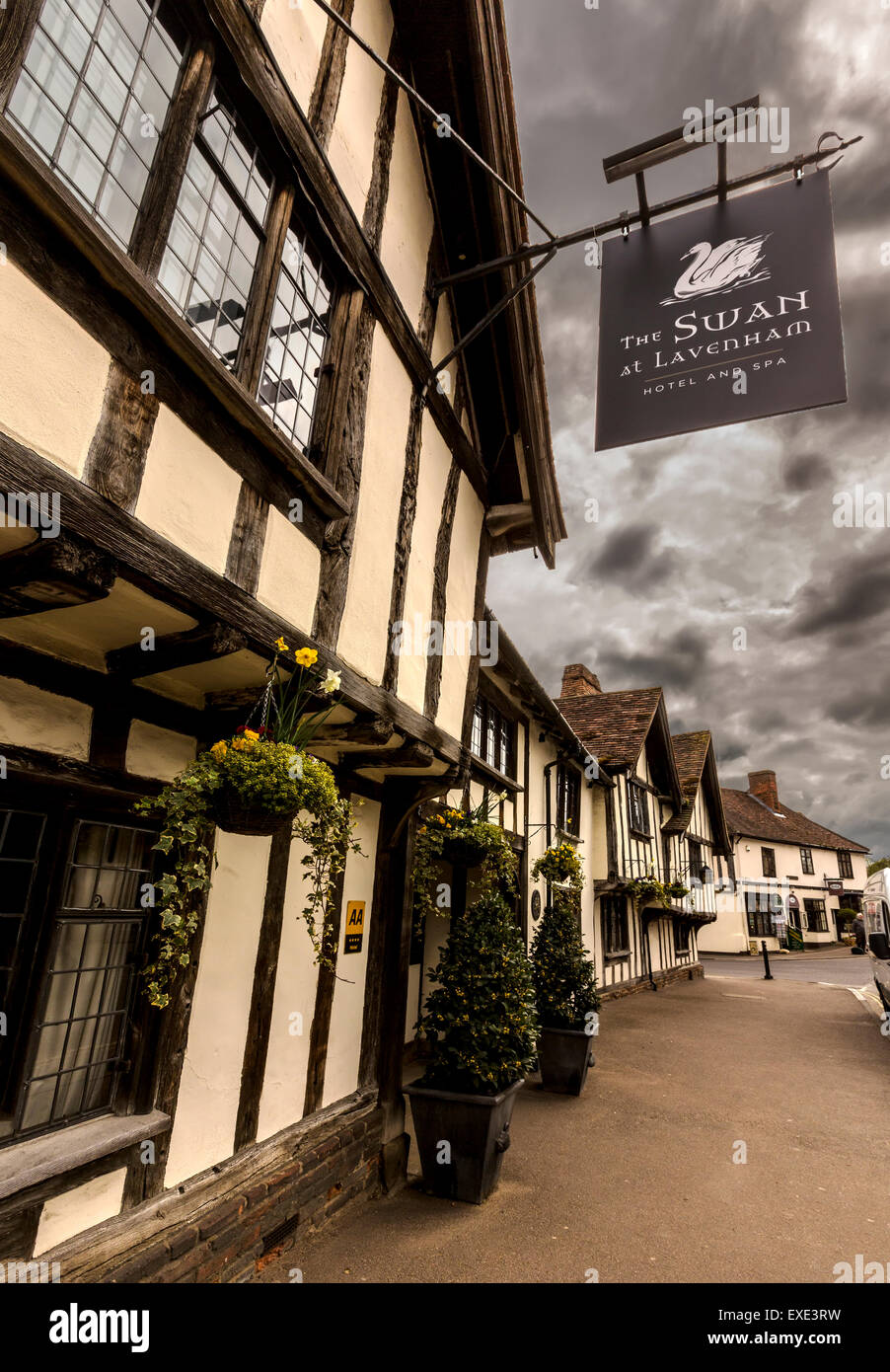 Lavenham, a medieval villages in Suffolk Stock Photo - Alamy