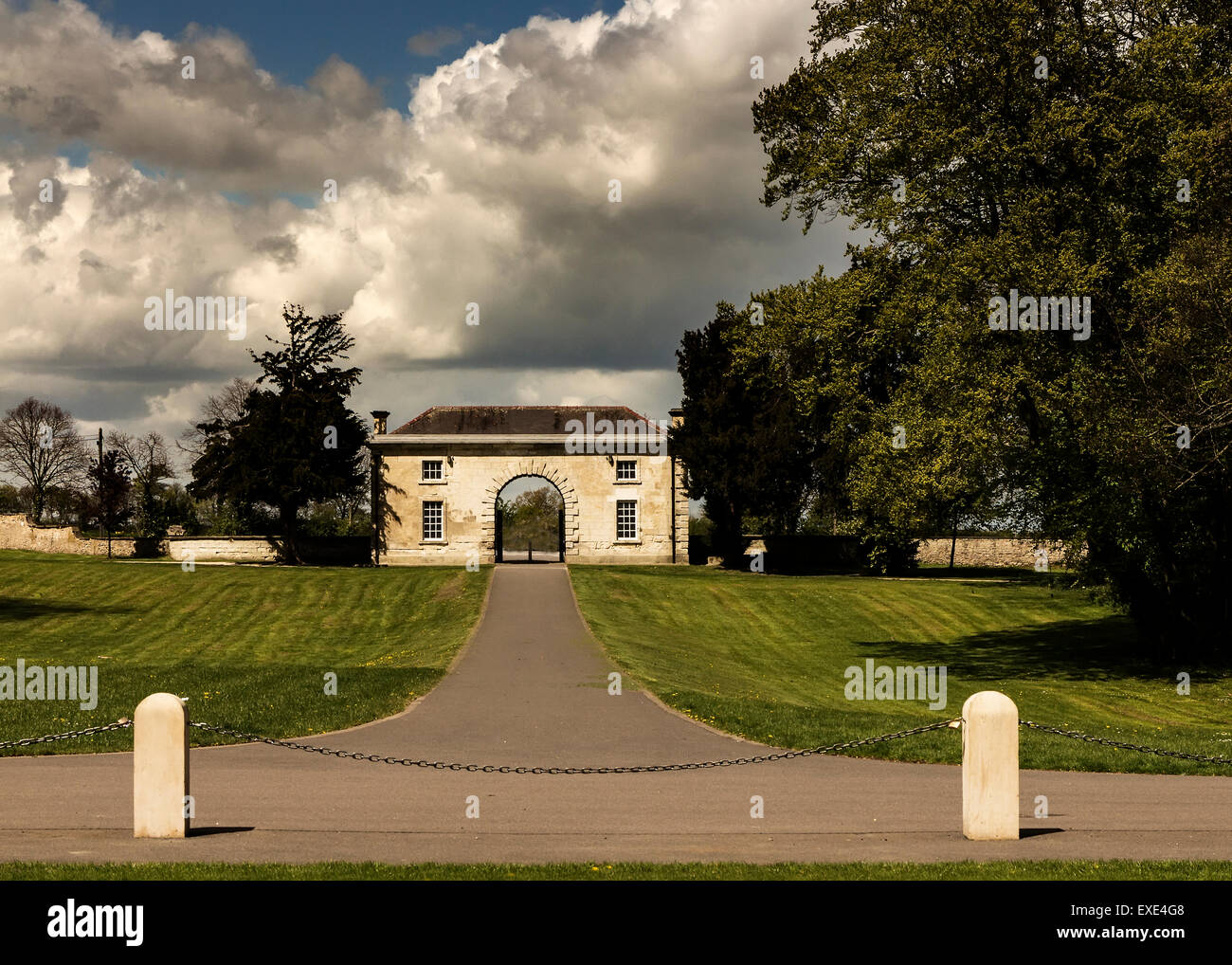 Cusworth hall gate Stock Photo - Alamy