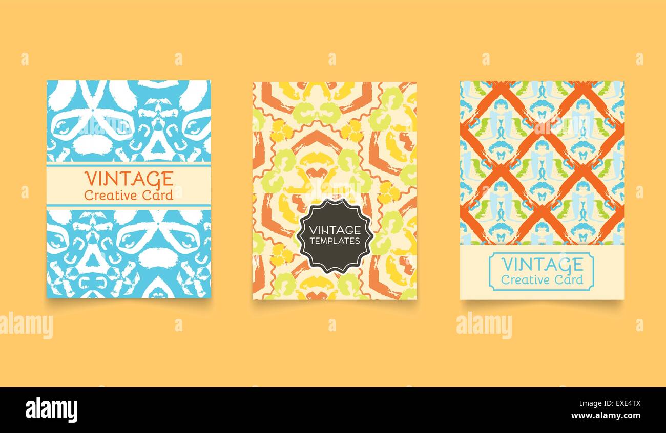Template ethnic creative cards Stock Vector Image & Art - Alamy
