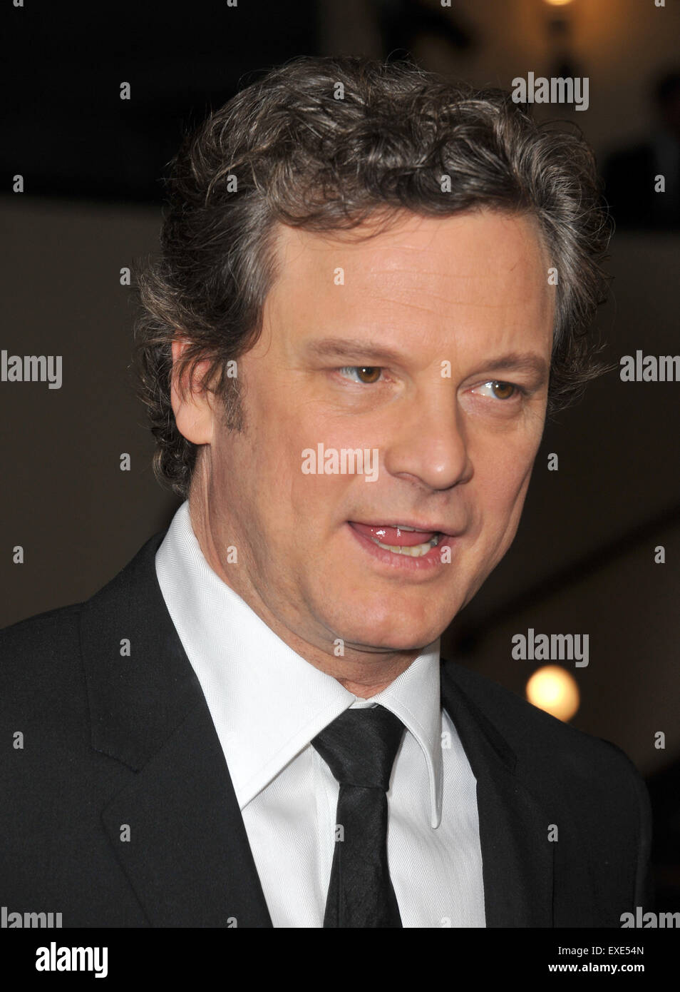 LOS ANGELES, CA - JANUARY 29, 2011: Colin Firth at the 63rd Annual ...