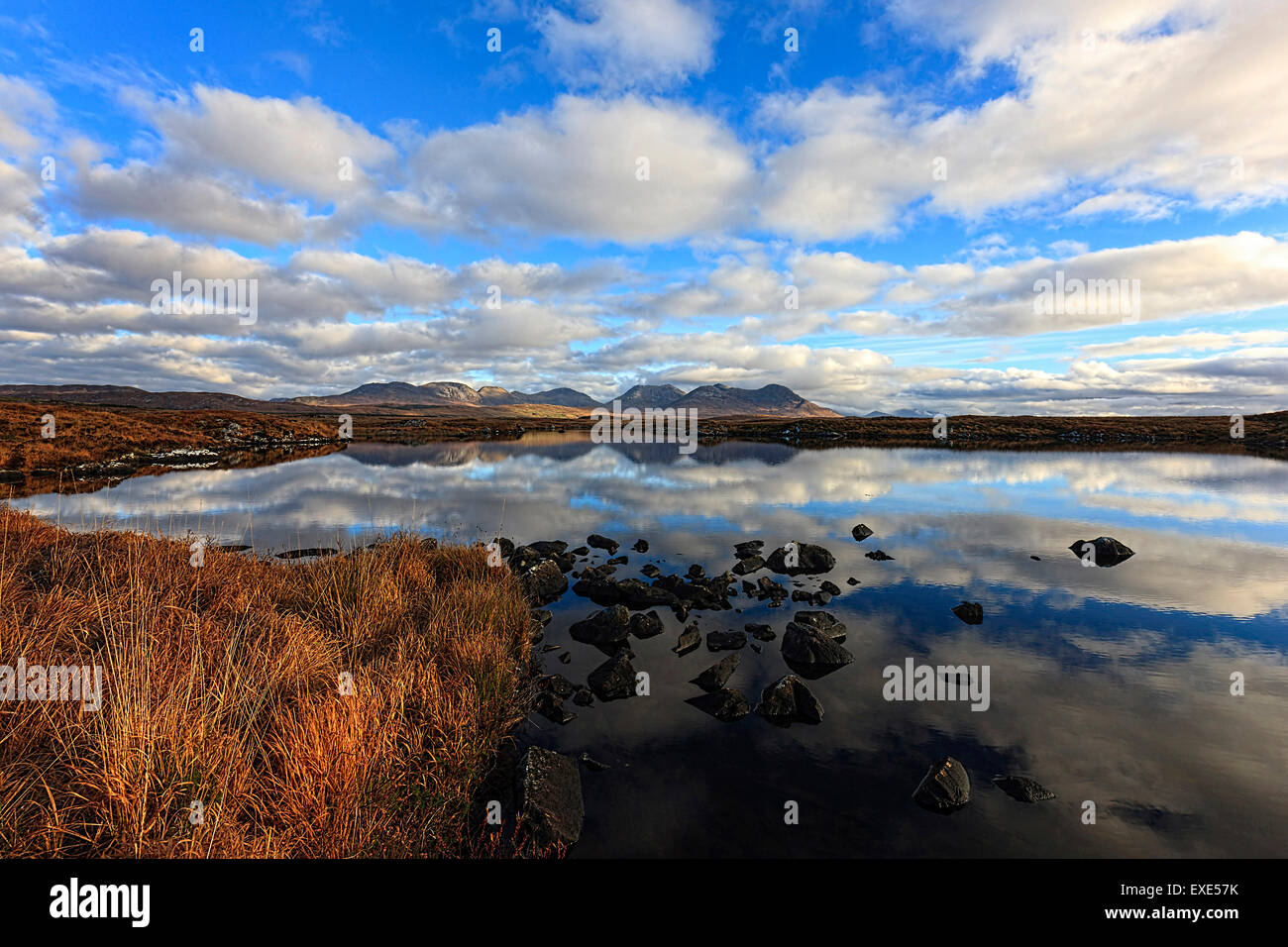 The Twelve Bens, Irish Landscape, Connemara, County Galway, Republic of ...